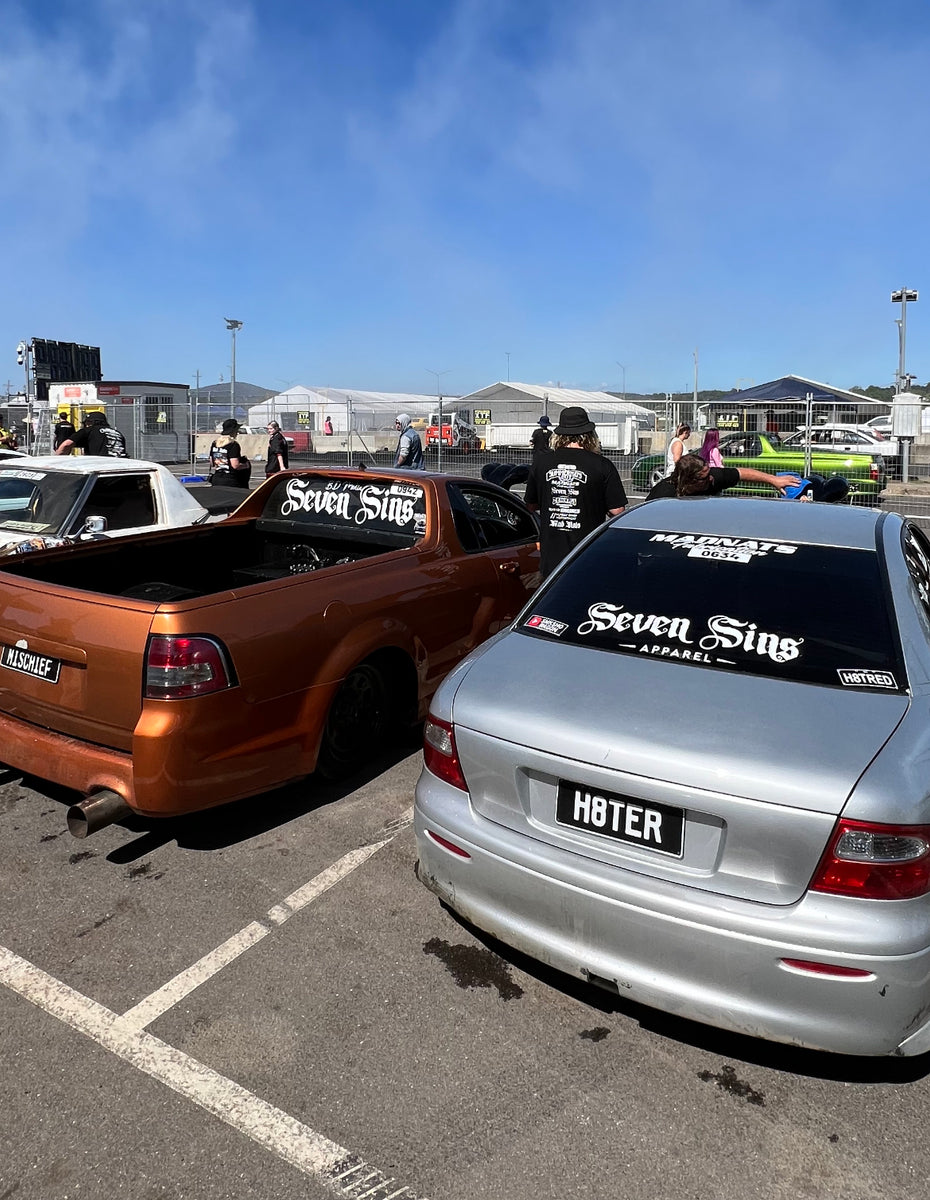 Window Vinyl Transfer Sticker – 7Sins Apparel